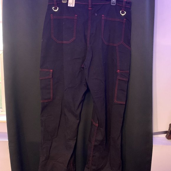 Hot Topic | Pants & Jumpsuits | Hot Topic Aphrodite Cargo Carpenter Red ...